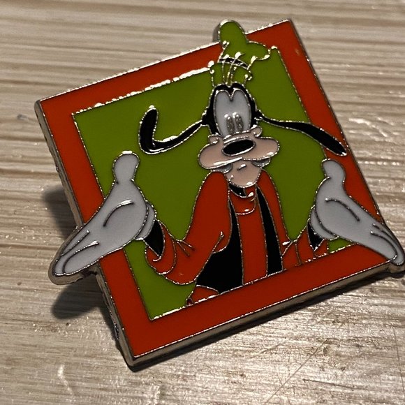 Disney | Accessories | Goofy Square Pin | Poshmark